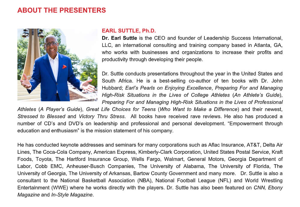 LEADERSHIP DURING UNCERTAIN TIMES - Earl Suttle, Ph.D.