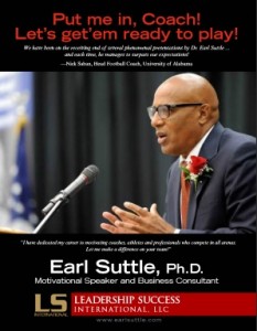 Earl Suttle, Ph.D. - Motivational Keynote Speaker and Business Consultant
